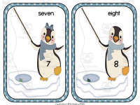 Fishing Penguins Number Mats + Worksheets by Teach Simple