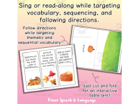 Five Little Turkeys: Table Tent PDF Activity- Includes Worksheets by ...