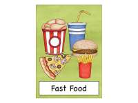Flash Cards: Food & Drinks by Teach Simple
