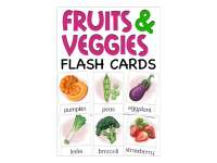 Flash Cards: Fruits & Veggies by Teach Simple