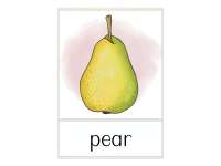 Flash Cards: Fruits & Veggies by Teach Simple