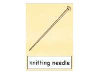 Flash Cards: Needlework & DIY Vocabulary by Teach Simple