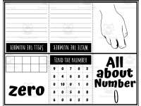 Fold & Read Booklet: Numbers 0-10 by Teach Simple