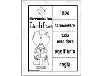 Foldable: Science Tools (Spanish and English) by Teach Simple