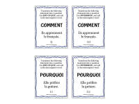 Forming French Questions with Interrogative Words - 100 Practice Cards ...