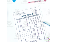 Fourth Of July Kindergarten Math Worksheets Counting How Many 1-20 by ...