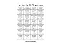 French 20 questions games - Small group or whole class no prep ...