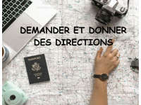 French: Asking + Giving Directions Workbook by Teach Simple