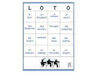 French: Back to School - BINGO Game by Teach Simple