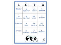 French: Back to School - BINGO Game by Teach Simple