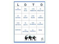 French: Back to School - BINGO Game by Teach Simple