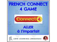 French Connect 4 Game - ALLER - Imperfect Tense by Teach Simple