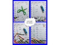 French: Days and Months - Cut and Paste Worksheets by Teach Simple