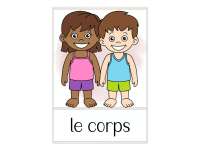 French Flash Cards: Le Corps / Body by Teach Simple