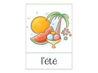 French Flash Cards: Le Temps / Weather by Teach Simple