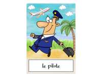 French Flash Cards: Les Professions / Jobs by Teach Simple