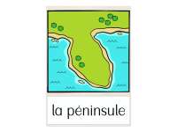 French Flash Cards: Les Reliefs / Reliefs by Teach Simple