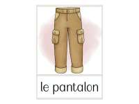 French Flash Cards: Les Vetements / Clothes by Teach Simple