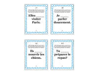 French Futur Proche - 50 Practice Cards - Distance Learning by Teach Simple