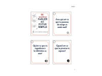 French Futur Simple Speaking Practice Cards by Teach Simple