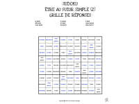 French future tense sudoku puzzles - Le futur simple - Distance ...