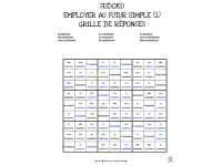 French future tense sudoku puzzles - Le futur simple - Distance ...