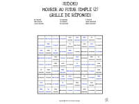 French future tense sudoku puzzles - Le futur simple - Distance ...