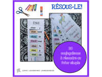 French: Future Tense Verbs - Cut and Paste Worksheets by Teach Simple