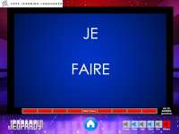 French jeopardy game - French passé composé of irregular verbs with ...