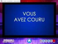 French jeopardy game - French passé composé of irregular verbs with ...