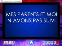 French jeopardy game - French passé composé of irregular verbs with ...