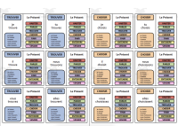 French: jeu des 7 familles- Conjugation Speaking Game- with -ER -IR and ...