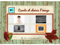 French Listening BOOM CARDS FRENCH FALL Vocabulary distance learning by ...