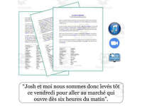 French Listening Comprehension - Allons au marché - Marché by Teach Simple