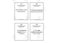 French: Perfect Tense Practice Cards by Teach Simple