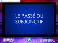 French: Present and Past Subjunctive Jeopardy Game by Teach Simple