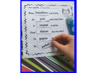 French: Present Tense ER Verbs - Cut and Paste Worksheets by Teach Simple