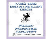 French: Pronoun Exercise Worksheet by Teach Simple