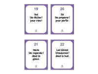 French: Quel Dommage Game - Reflexive Verbs Task Cards by Teach Simple