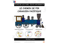 French: Reading comprehension worksheets: Le chemin de fer Canadien ...