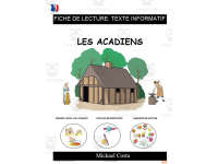 French: Reading comprehension worksheets: Les Acadiens by Teach Simple
