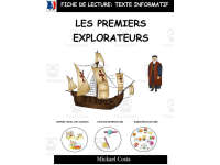 French: reading comprehension worksheets: Les premiers explorateurs du ...