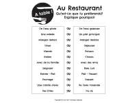 French Restaurant Theme - This or That Activity by Teach Simple