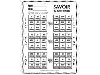 French: SAVOIR Futur Simple Tic Tac Toe Game by Teach Simple