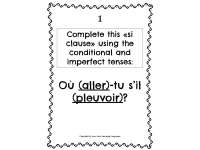 French Si Clauses - 2nd Conditional - 40 practice cards - Distance ...