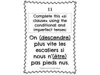 French Si Clauses - 2nd Conditional - 40 practice cards - Distance ...