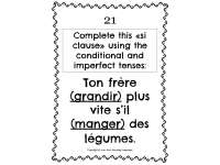 French Si Clauses - 2nd Conditional - 40 practice cards - Distance ...