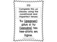 French Si Clauses - 2nd Conditional - 40 practice cards - Distance ...