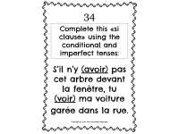 French Si Clauses - 2nd Conditional - 40 practice cards - Distance ...