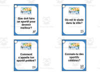 French: Speaking Card Game - Sports Vocabulary by Teach Simple